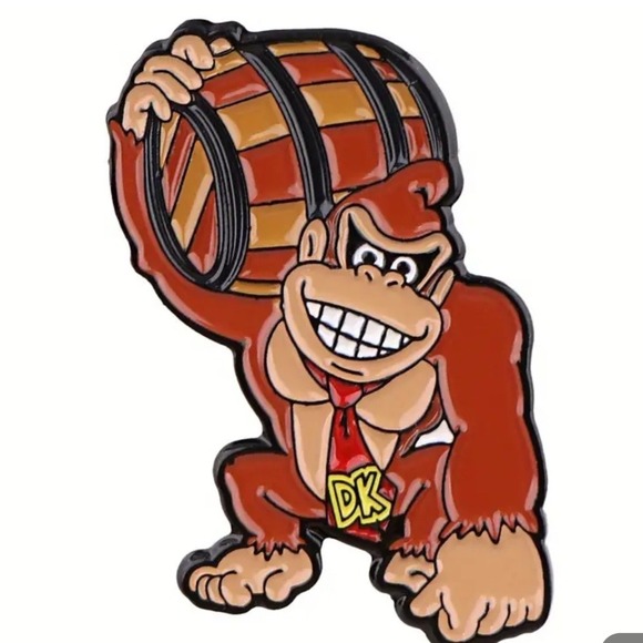 Jewelry | Donkey Kong Dk Barrel Enamel Pin Nintendo Video Game ...